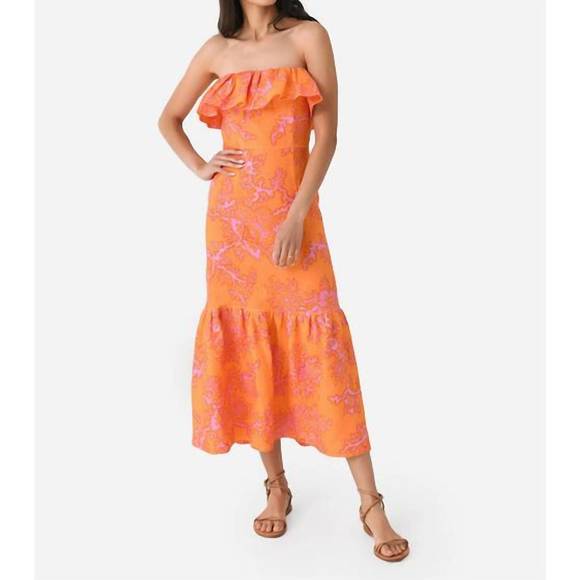 RHODE | Skirts | New Rhode Thea Dress In Coral Reef Grande | Poshmark